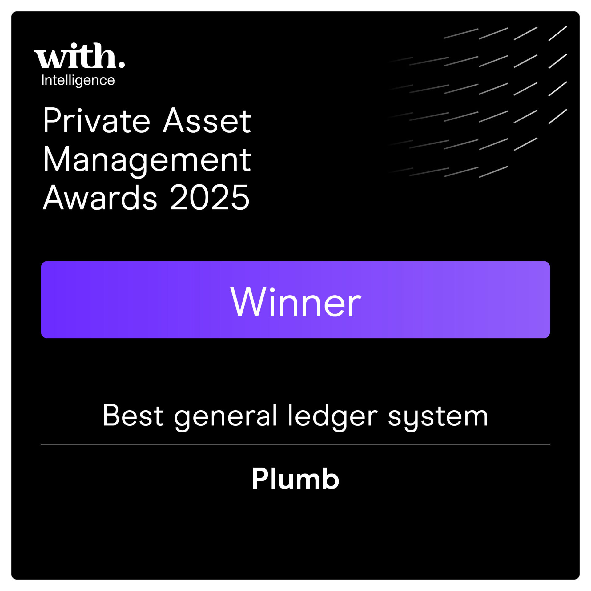 Plumb Wins Best General Ledger System at the 2025 PAM Awards